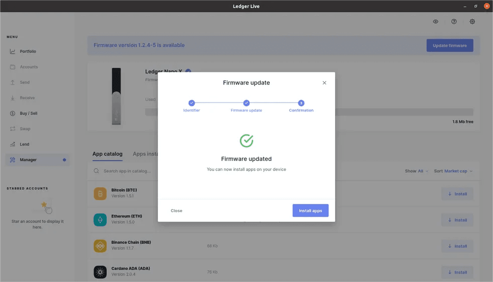 Download Ledger Live on your computer - Vault12